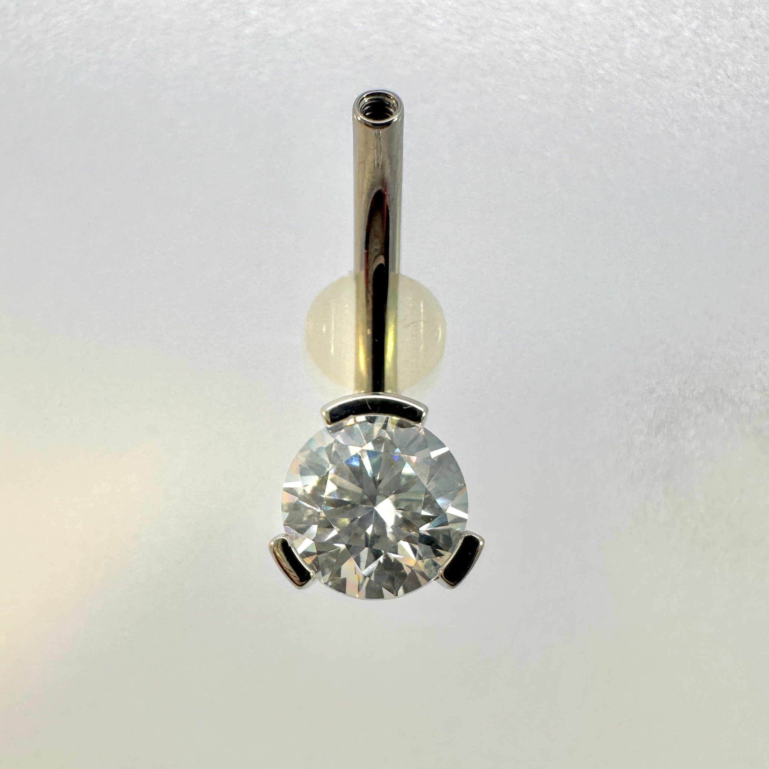 Three Prong 6mm POST ONLY - Navel Curve – Ivy Piercing Studios