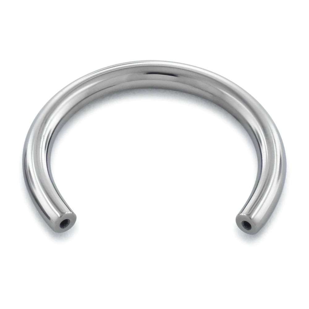 Threadless - Circular Barbell - POST ONLY - Titanium – Ivy Piercing Studios