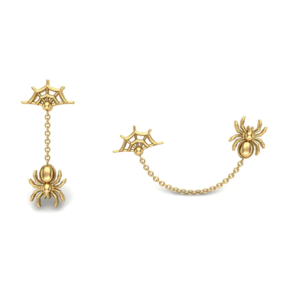 Spider Web Chain Dangle – Ivy Piercing Studios