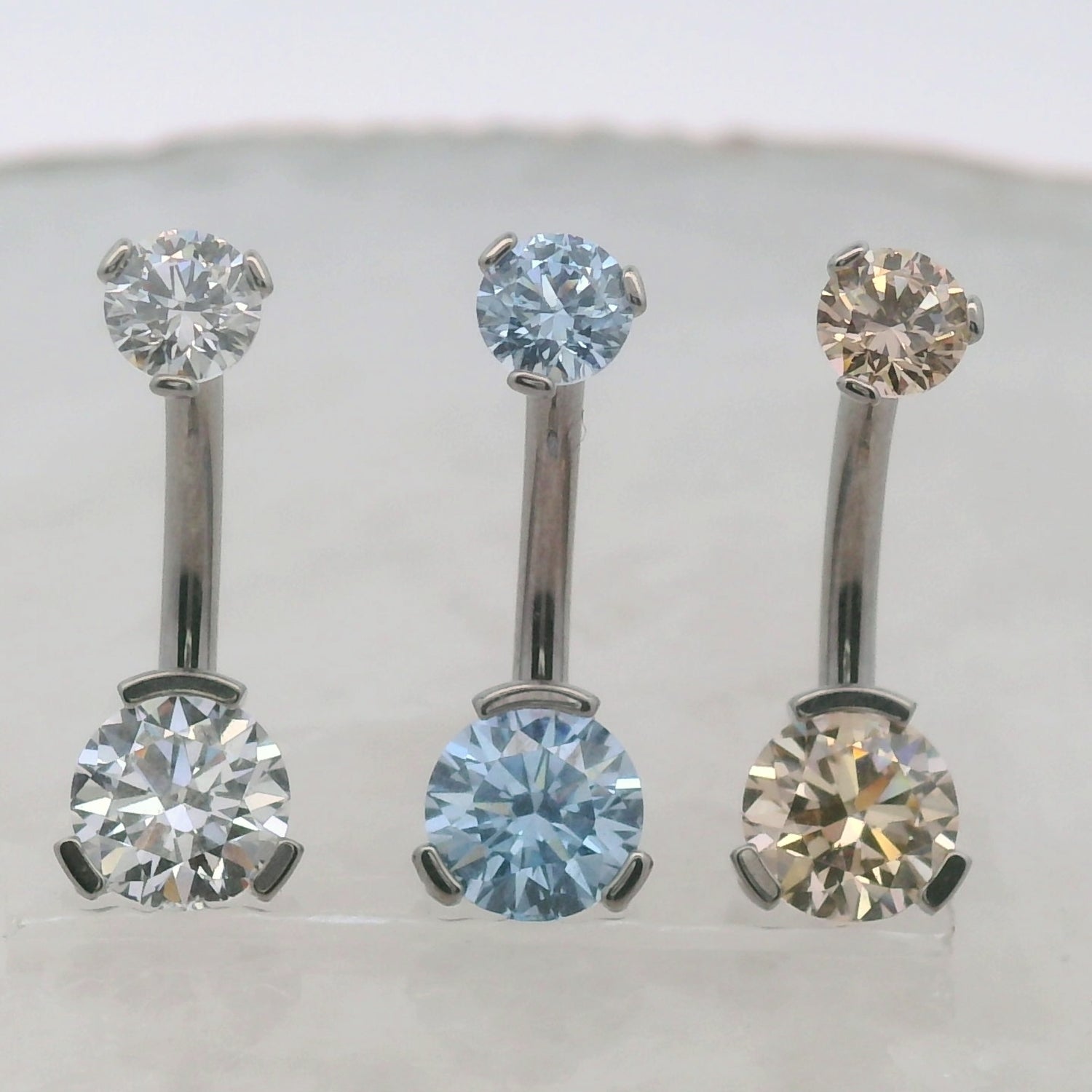 Three Prong 6mm FULL PIECE - Navel Curve – Ivy Piercing Studios