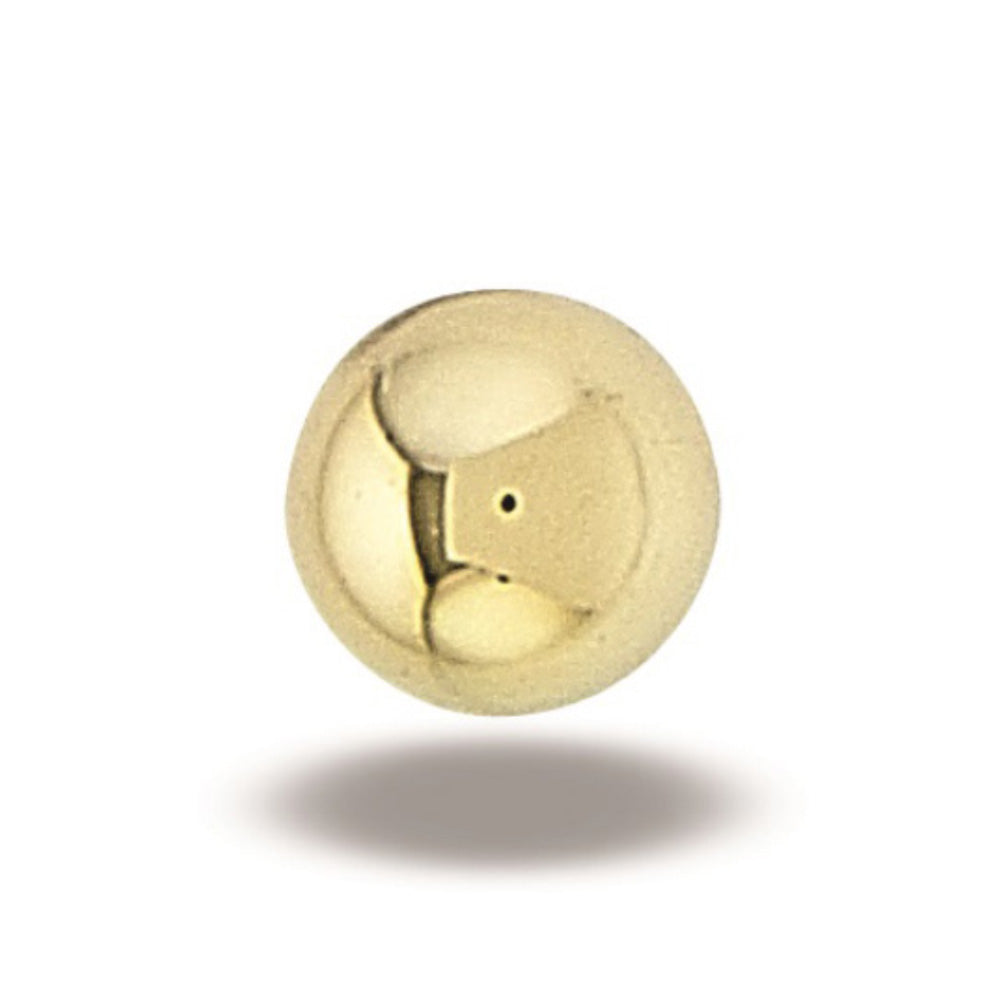 Threaded Gold Ball – Ivy Piercing Studios