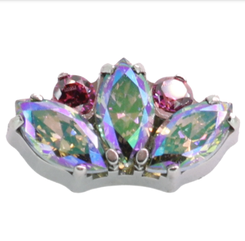 Eden Threaded Titanium End – Ivy Piercing Studios